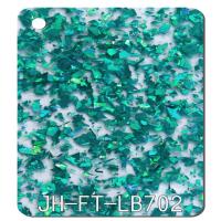 China Custom Glitter 3mm Thick Acrylic Sheet Transparent Blue SGS for sale
