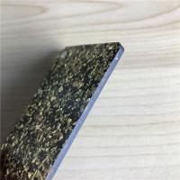 China Black Gold Chunky Glitter Acrylic Sheets Small Plexiglass Sheets 2.5-15mm Thickness for sale