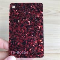 China Cut To Size Glitter Acrylic Sheets Black Red Thin Plexiglass 4x8ft for sale