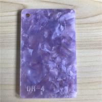 China Light Purple Pearl PMMA Plastic Sheet 1050x630mm 1/8 Inch Plexiglass Sheets for sale