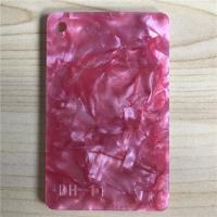 China Multifunction Plexiglass Pearl Acrylic Sheets Pink Color 48 X 96 Acrylic Sheet for sale