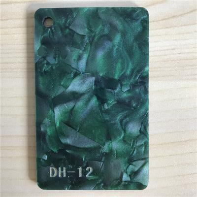 China Green Pearl 2.5 Mm Acrylic Sheet PMMA Made To Measure Perspex Sheets for sale