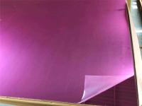 China Rose Red Perspex PMMA Thin Plastic Mirror Sheet 1220x2440mm Cut To Size for sale