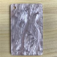China Custom Thin Cast Pearl Acrylic Sheets 3mm 1.2g/Cm3 With Patterns for sale