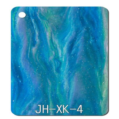 China Blue Perspex Cast Pattern Acrylic Sheet 3mm Laser Engraving 1050x630mm for sale