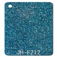 China 1/8''  Blue Glitter Acrylic Sheets Plexiglass Cast Hard Plastic Sheets for sale