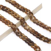 China Clear Tortoise Shell Acrylic Sheet Leopard Pattern For Handbag Chain for sale