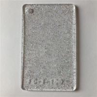 China Transparent Glitter Colored Acrylic Sheet Plexiglass Material Board for sale