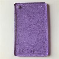 China Transparent Glitter Colored Acrylic Sheet Plexiglass Material Board for sale