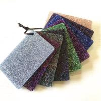 China Silver Gold Red Green Blue Glitter Acrylic Sheet Plexiglass Plastic Plate for sale