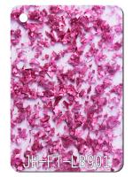 China Transparent Chunky Glitter Acrylic Sheets Plexiglass Plastic Sheet Two Sides for sale