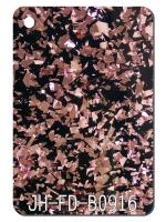 China Irregular Black Bottom Large Glitter Acrylic Sheet 3-15mm 4 × 8 Single Side for sale