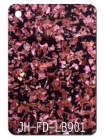 China Irregular Black Bottom Large Glitter Acrylic Sheet 3-15mm 4 × 8 Single Side for sale