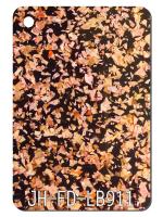 China Irregular Black Bottom Large Glitter Acrylic Sheet 3-15mm 4 × 8 Single Side for sale