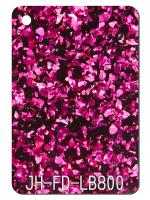 China Irregular Black Bottom Large Glitter Acrylic Sheet 3-15mm 4 × 8 Single Side for sale