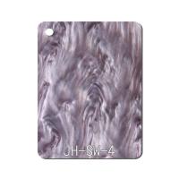 China Water Grain Pearl Acrylic Sheets For Furniture Decoration for sale