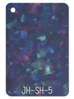 China 1.25g/cm3 Pattern Acrylic Sheet Pearlescent Mineral Crystal Sheet for sale