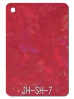 China 1.25g/cm3 Pattern Acrylic Sheet Pearlescent Mineral Crystal Sheet for sale