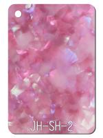 China 1.25g/cm3 Pattern Acrylic Sheet Pearlescent Mineral Crystal Sheet for sale
