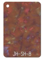 China 1.25g/cm3 Pattern Acrylic Sheet Pearlescent Mineral Crystal Sheet for sale