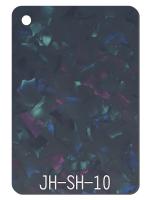 China 1.25g/cm3 Pattern Acrylic Sheet Pearlescent Mineral Crystal Sheet for sale