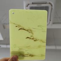 China SGS Pattern Acrylic Sheet Marbled Translucent Elight Stone 3.0mm Thickness 118