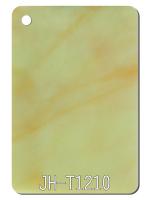 China Yellow 3D Marble Texture Acrylic Sheet Soundproof Indoor Furniture Hotel Decor for sale