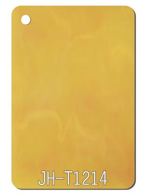 China Yellow Stone Patterned Cast Acrylic Plate 1220*2440mm Home Hotel Decoration for sale