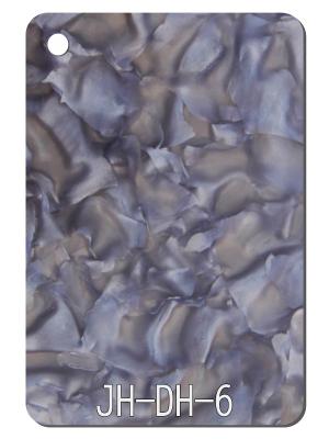 China Purple Grey Petal Acrylic Sheet For Furniture Advertising Light Cover for sale