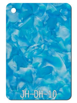 China Blue Petal Texture Patterned PMMA Acrylic Sheet Plastic Plate Home Lamp Cover for sale