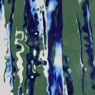 China Army Green Stripe 0.2-4mm Thick Celluloid Sheet Veneer Musical Instruments Decor for sale