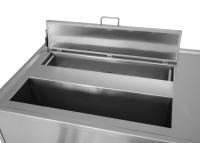 China Dual Tanks Ultrasonic Cleaning Machine for Industrial Parts Cleaning for sale