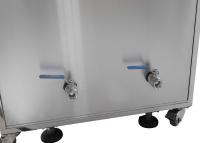 China Dual Tanks Ultrasonic Cleaning Machine for Industrial Parts Cleaning for sale