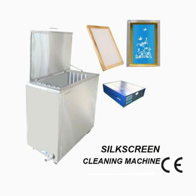 China Screen Printing Board Ultrasonic Cleaner Machine With Slot To Fixing The Plate for sale