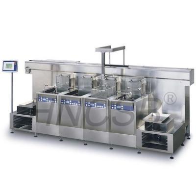 China Automatic Ultrasonic Cleaner Machine 10600W Heating With Auto Feeding Parts for sale