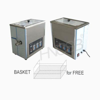 China 400W Benchtop Ultrasonic Cleaner , 10.8L Tank ultrasonic parts cleaner for sale