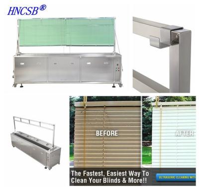 China 60 Transducer Ultrasonic Blinds Cleaner , 264Liters Blinds Cleaning Equipment for sale