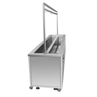 China CE Approved Ultrasonic Blind Cleaning Machine 1800W heater Temp Adjustable for sale