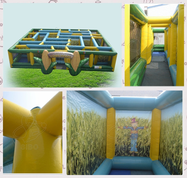 inflatable corn maze inflatable corn maze