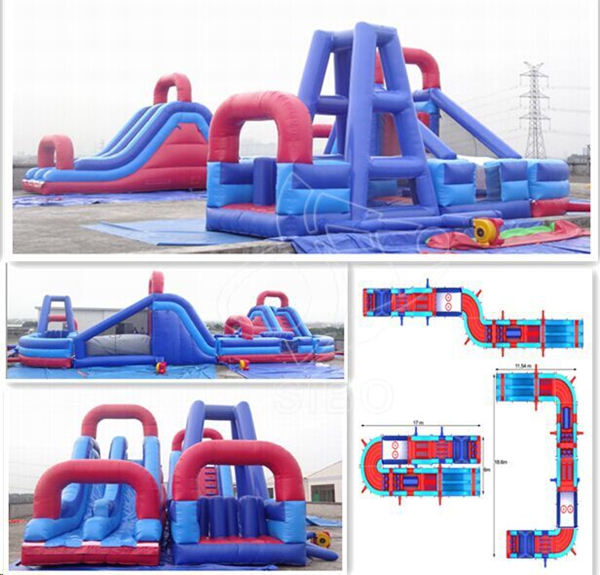 inflatable bostacle course inflatable bostacle course