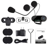 China Waterproof Motorcycle Bluetooth Helmet Intercom Headset With MIC FM Radio for sale