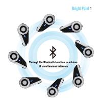 China Freedconn Helmet Intercom 1500m 8 Way Motorcycle Bluetooth Intercom System for sale