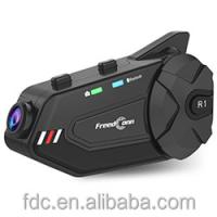 China FreedConn R1-PLUS Motorcycle Intercom Recorder 1080P Wireless BT Helmet Headphone for sale