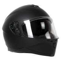 China FreedConn Pure Black Color Full Face Motorcycle Bluetooth Helmet With FM Radio Music for sale