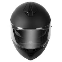 China FreedConn Pure Black Color Full Face Motorcycle Bluetooth Helmet With FM Radio Music for sale