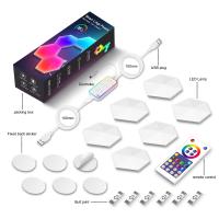 China ABS Triangle LED Light Panels Power 10W Wall Mounted RGB Lights for sale