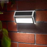 China Stainless Steel Solar Wall Lamps IP55 Waterproof Wall Mounted Solar Garden Lights for sale