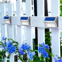 China Stainless Steel Solar Wall Lamps IP55 Waterproof Wall Mounted Solar Garden Lights for sale