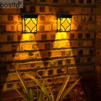 China Solar Wall Lamps LED Power 1W Solar Powered Wall Lights with RGB for sale