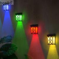 China ABS Material Outdoor Wall Lights Waterproof Retro Solar Light for sale